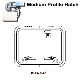 Lewmar Hatch Med.Profile Size 54 – Steveston Marine and Hardware
